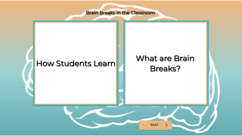 Brain Breaks| How To Instructions - Digital teaching and learning platform - NUITEQ Chorus